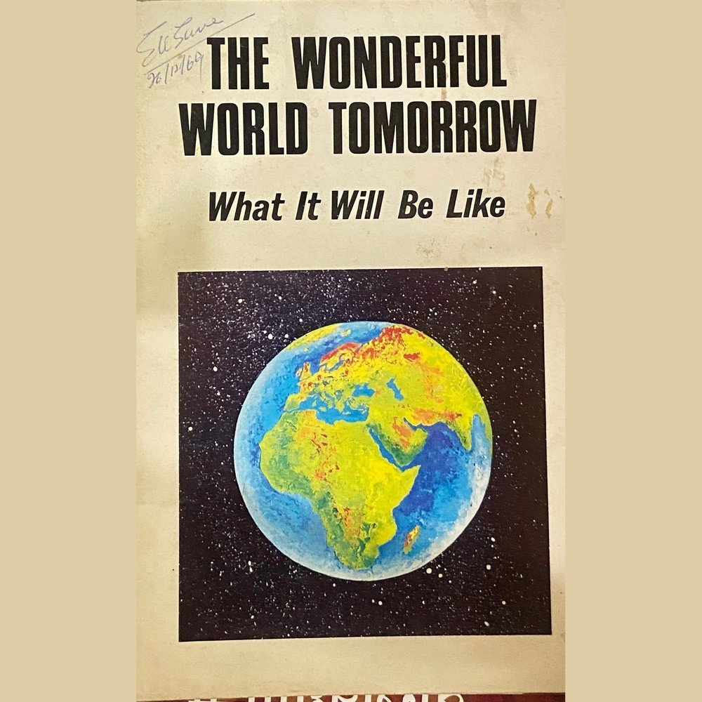 The Wonderful world Tomorrow by Herbert Armstrong – Inspire Bookspace