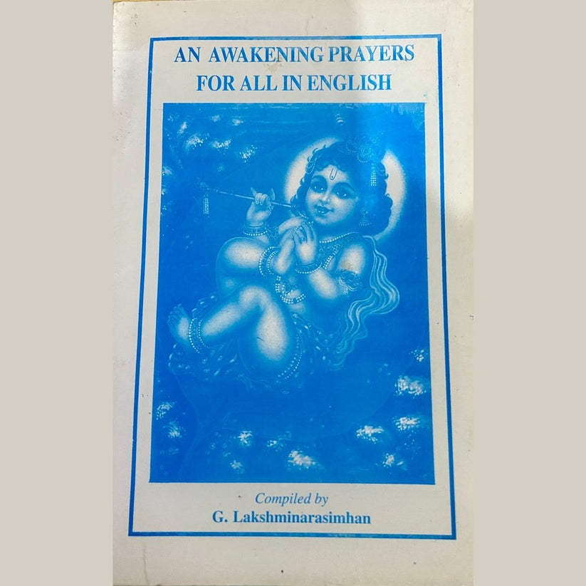 An Awakening Prayers For All in English by G Lakshminarasimhan ...