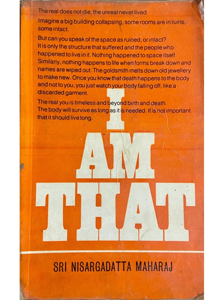 I am That by Sri Nisargadatta Maharaj – Inspire Bookspace