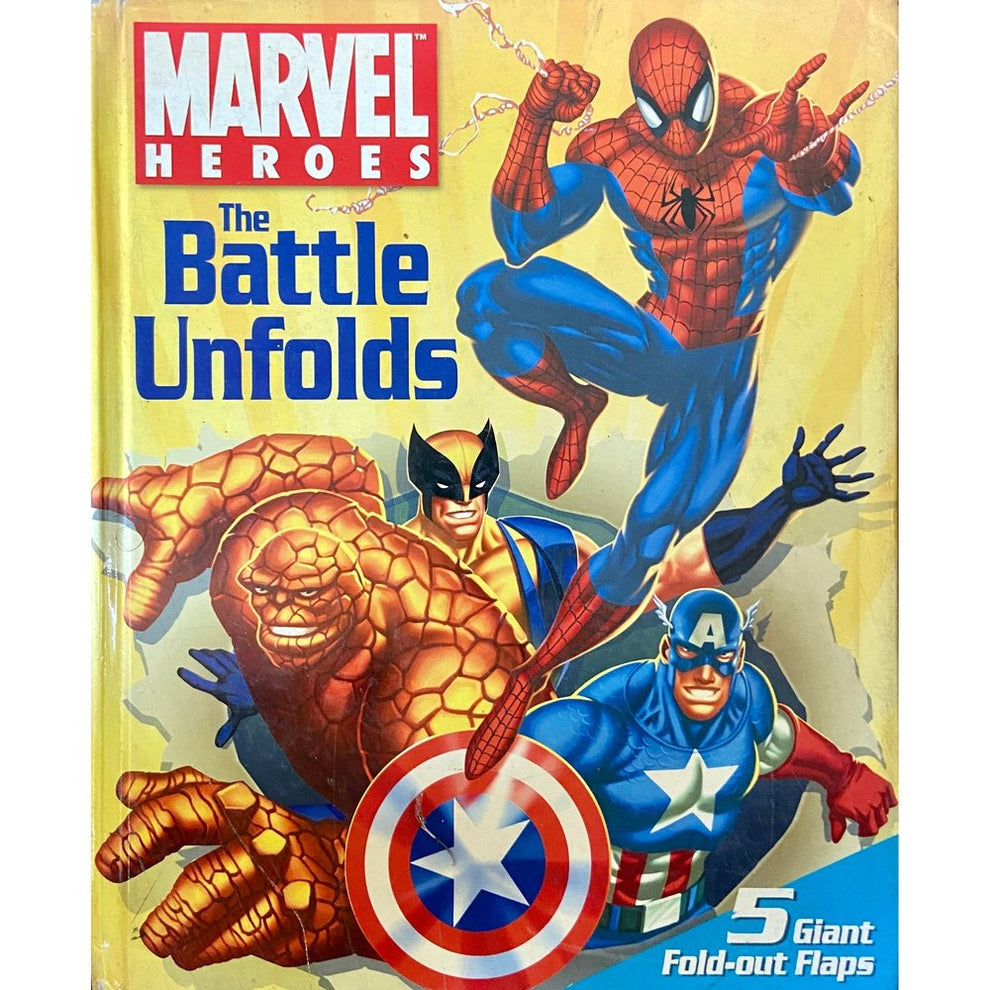 Marvel Heroes the Battle Unfolds Fold-Out Flap Book (D) – Inspire Bookspace
