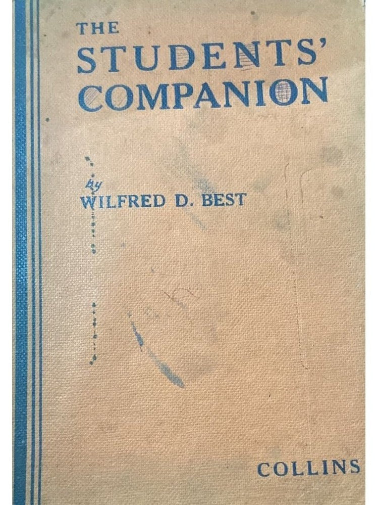The Students Companion By Wilfred D Best – Inspire Bookspace