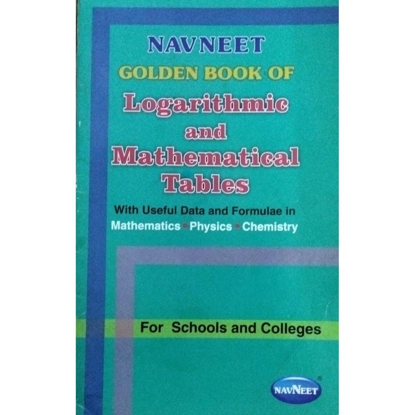 Navneet Golden Book Of Logarithmic And Mathematical Table – Inspire ...